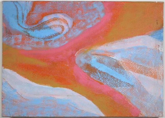 Pleasant Ray McIntosh | Red and Pale Blue | MutualArt