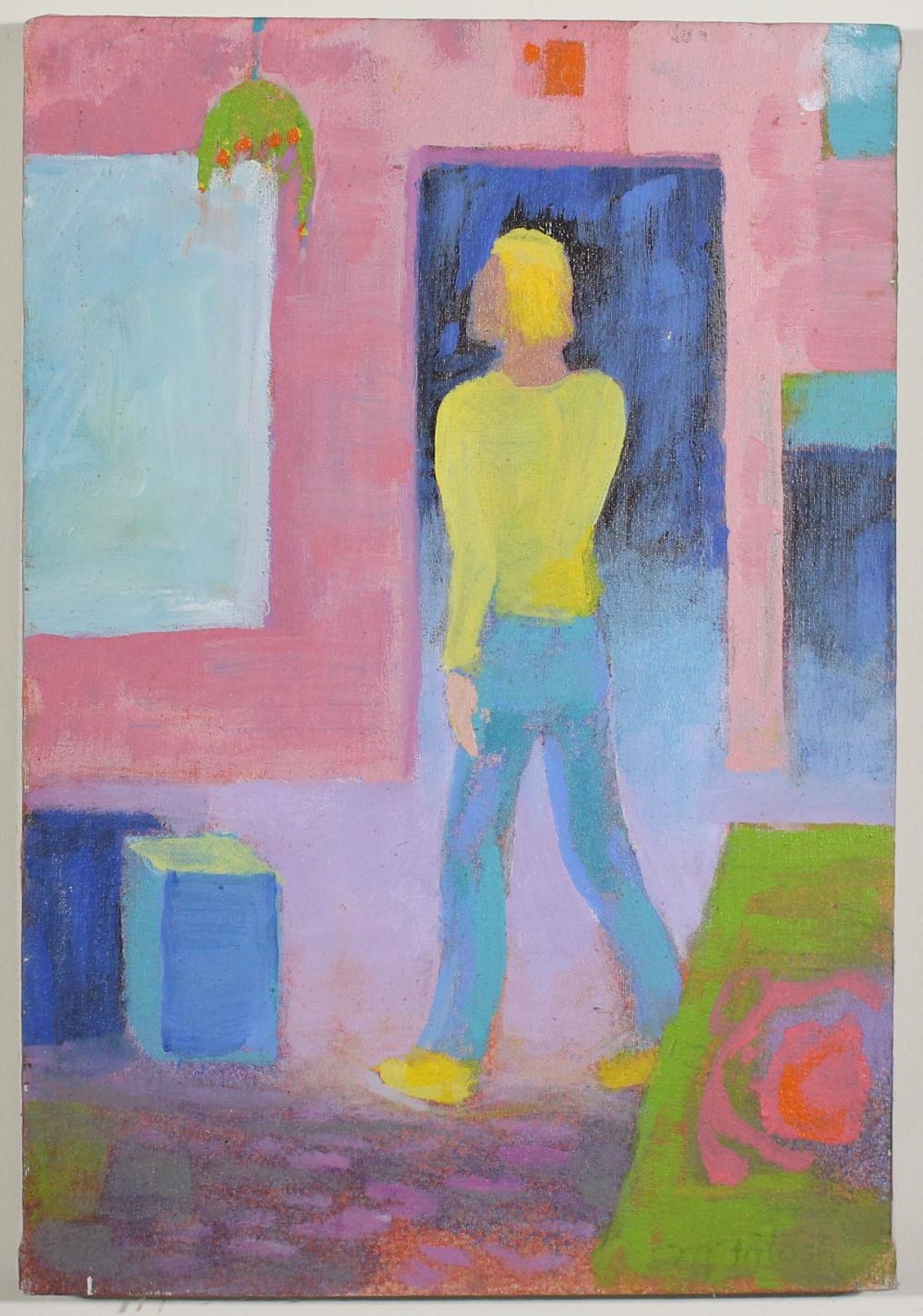 Pleasant Ray McIntosh | Red and Pale Blue | MutualArt