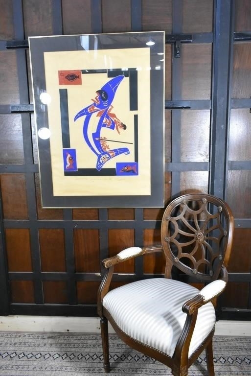 Ron Hamilton | RON HAMILTON KI-KE-IN SILKSCREEN PRINT 10/75 | MutualArt