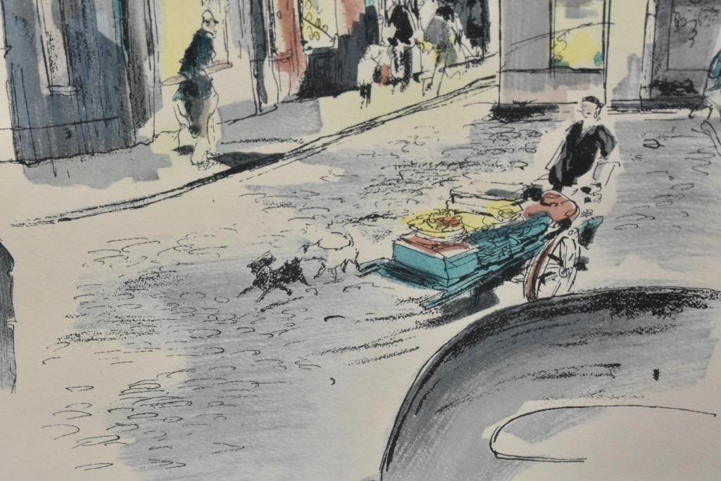 John Haymson | JOHN HAYMSON 2 PARIS LITHOGRAPH PRINTS | MutualArt