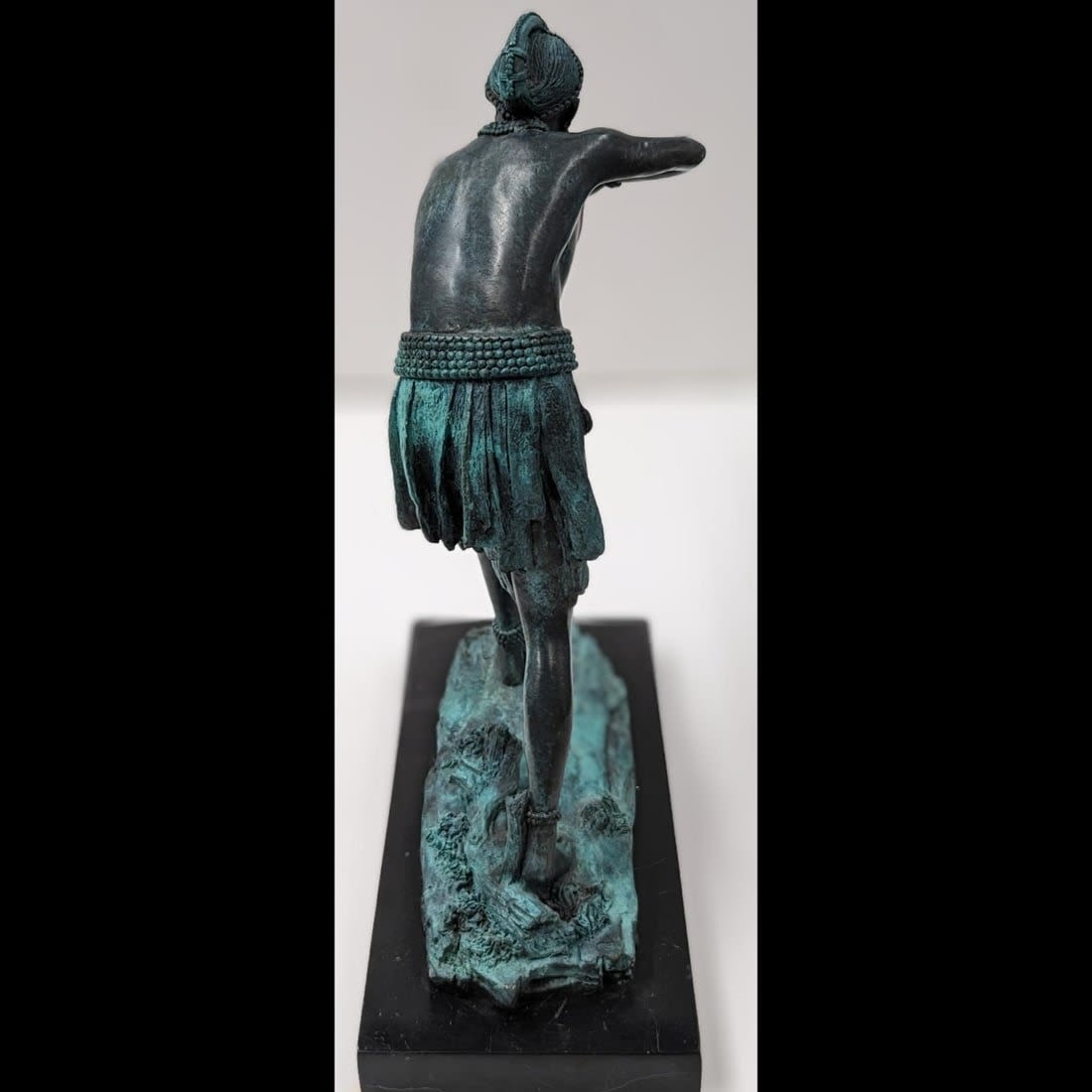 Max Milo | Vintage Signed Milo Bronze Aboriginal Hunter Sculpture ...