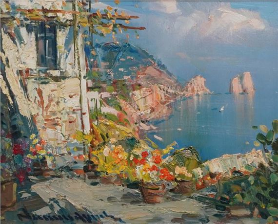 Vincenzo Aprile | Coastal Italian Landscape | MutualArt