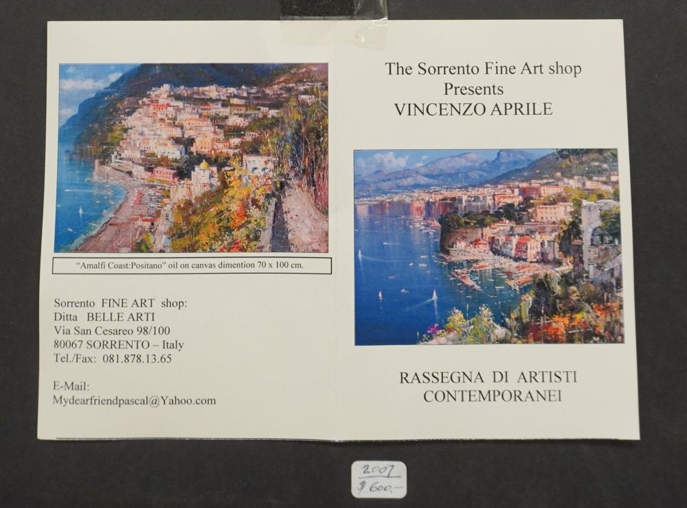 Vincenzo Aprile | Coastal Italian Landscape | MutualArt