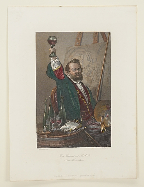 Albert Henry Payne | Das Portrait des Malers Peter Hasenclever (Circa ...