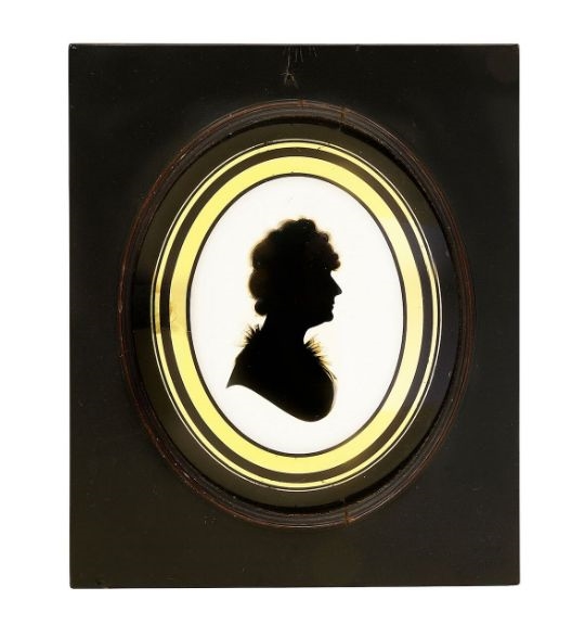 John Miers | Silhouette portrait of a lady | MutualArt