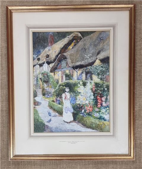 Woodlock David | Anne Hathaway's cottage near Stratford on Avon (1842 - 1929) | Compare similar ...