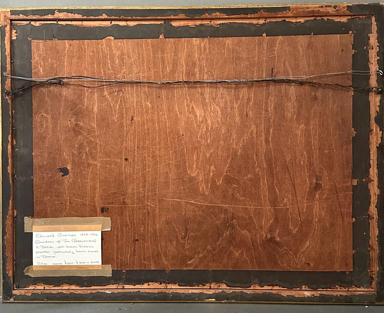 Edward Goethem | A water colour of a Dorset beach scene by Edward Van ...