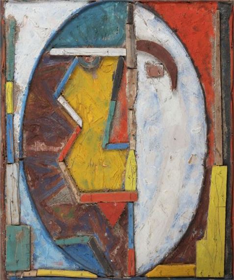 Armand Avril | Composition au visage (1984) | MutualArt