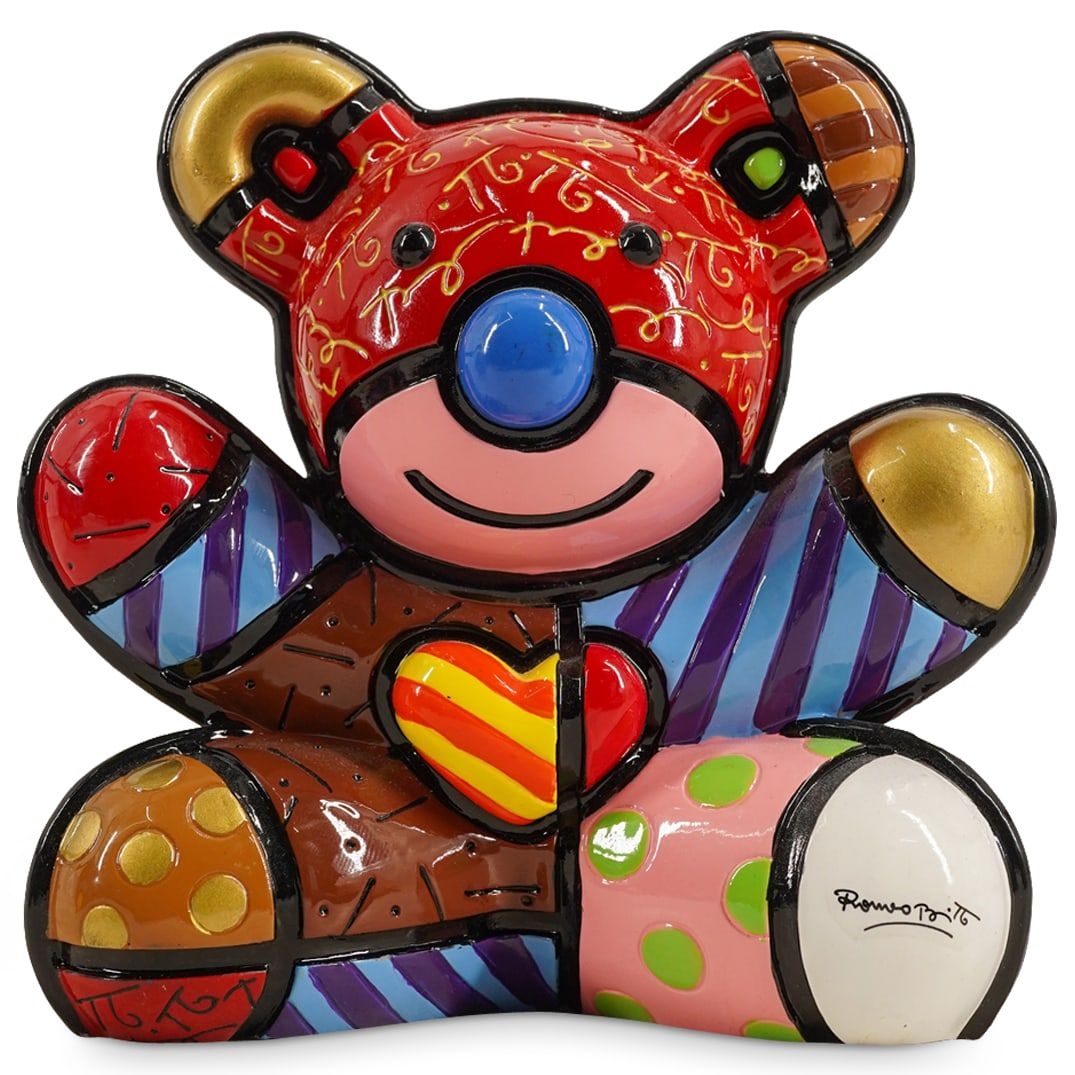 Romero Britto | Love Bear (2008) | MutualArt