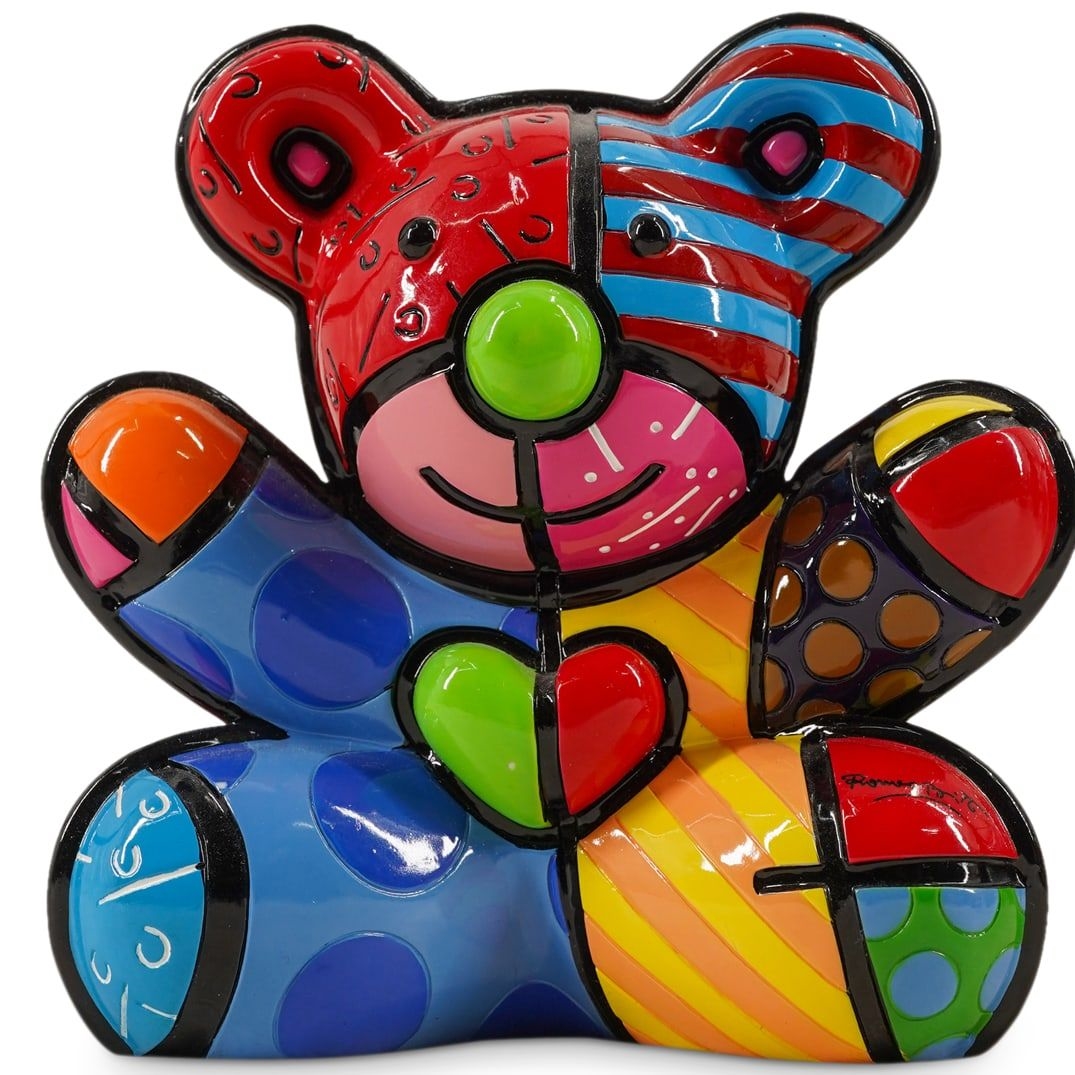 Romero Britto | Hope Bear (2008) | MutualArt