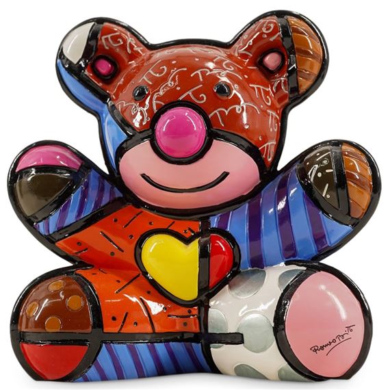 Romero Britto | Happy Bear (2008) | MutualArt