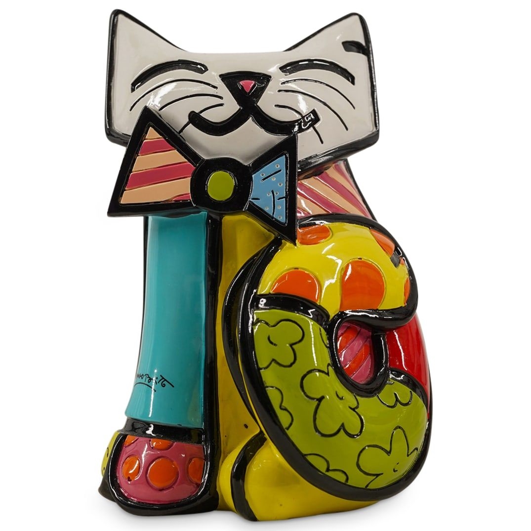 Romero Britto | Fun Cat (2008) | MutualArt