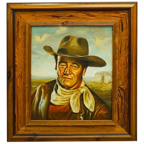 James Howell | Depicting John Wayne in western garb (20th Century 21st ...