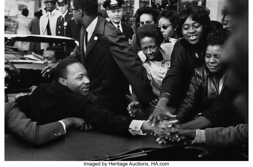 Leonard Freed | Dr. Martin Luther King, Jr's Motorcade, Baltimore ...