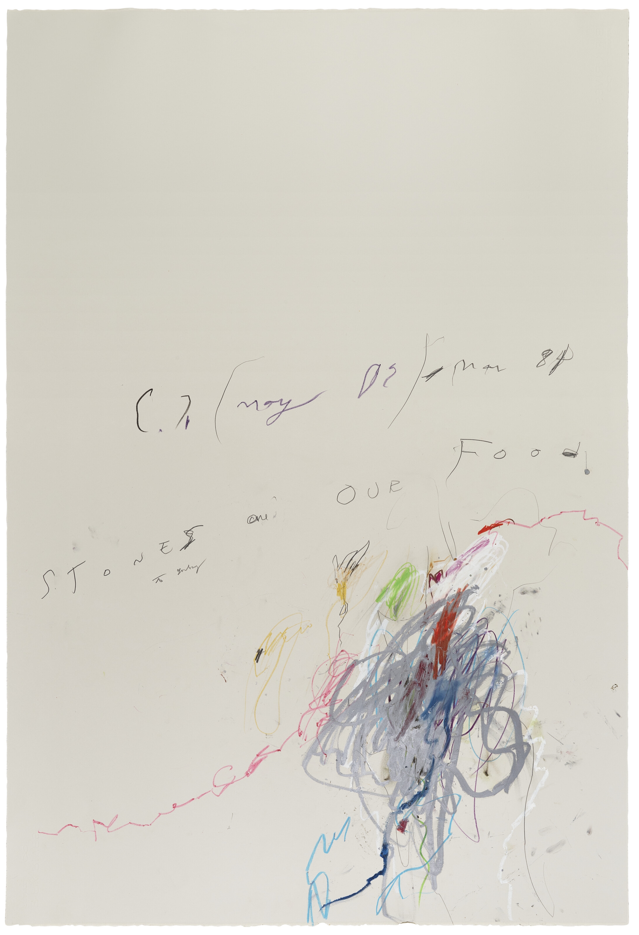 Cy Twombly | 10 works: Natural History Part I Mushrooms (1974) | MutualArt