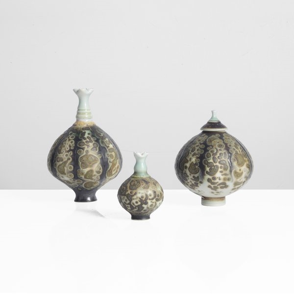 Geoffrey Swindell | Three Seed Pod Vessels | MutualArt