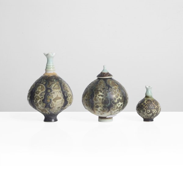 Geoffrey Swindell | Three Seed Pod Vessels | MutualArt