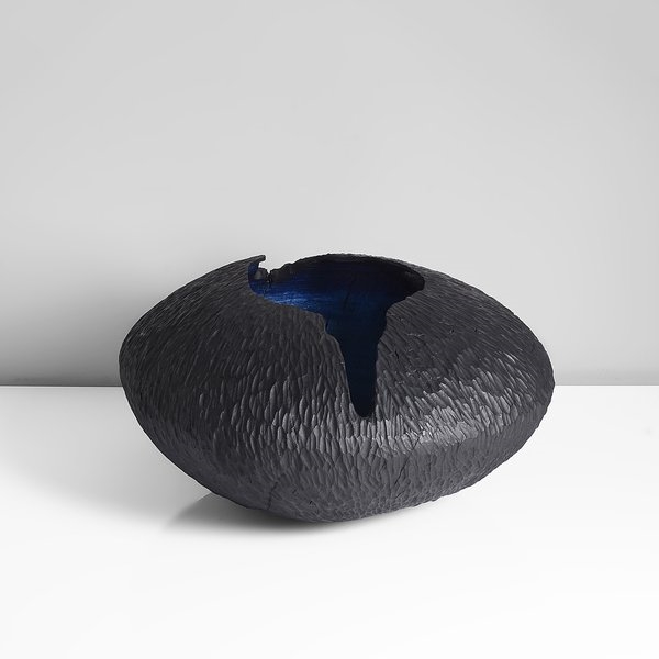 Emmet Kane | Feathered Form', Large Enclosed Vessel, 2020 | MutualArt