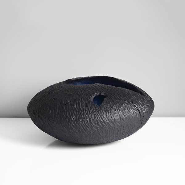 Emmet Kane | Feathered Form', Large Enclosed Vessel, 2020 | MutualArt