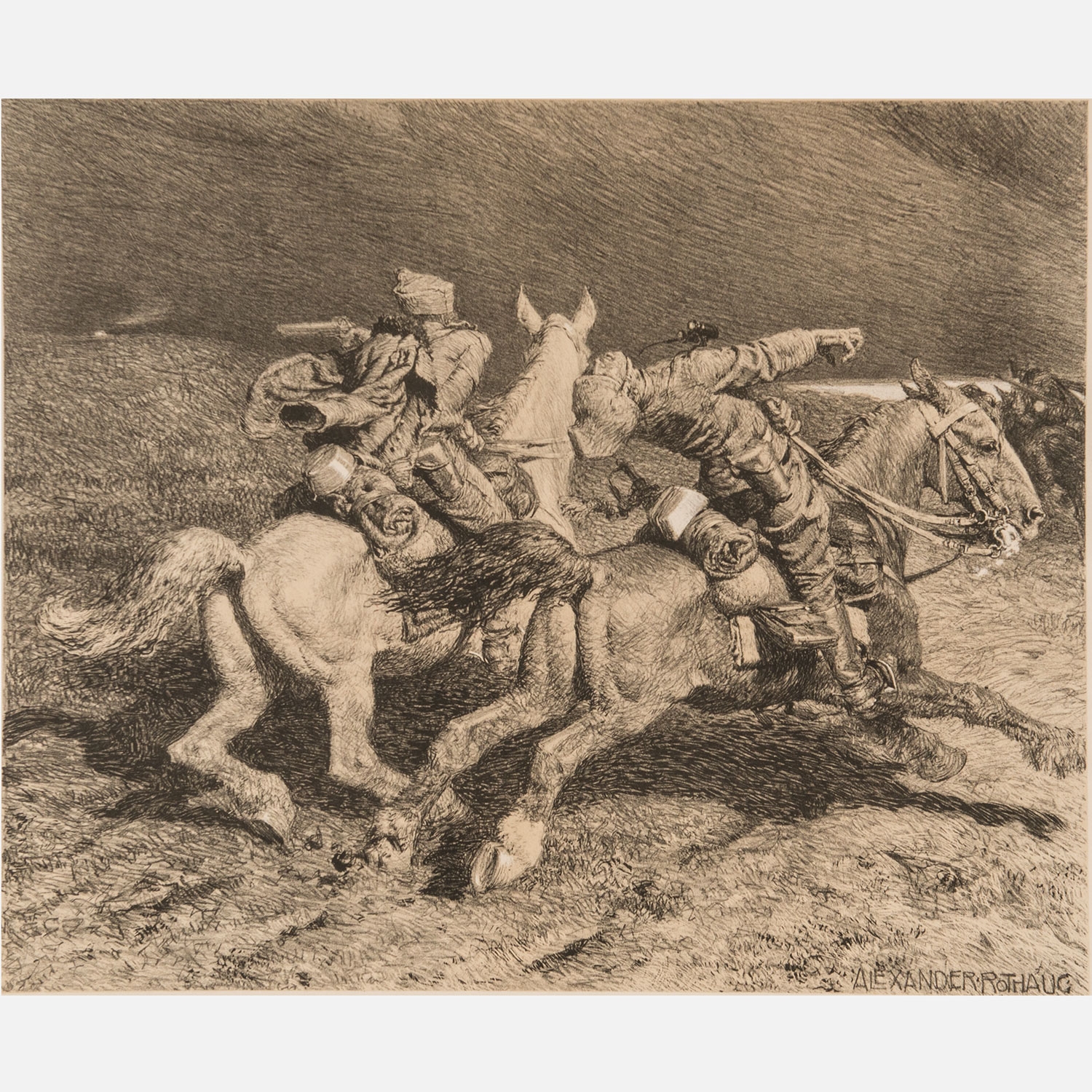 Alexander Rothaug | first world war scene | MutualArt