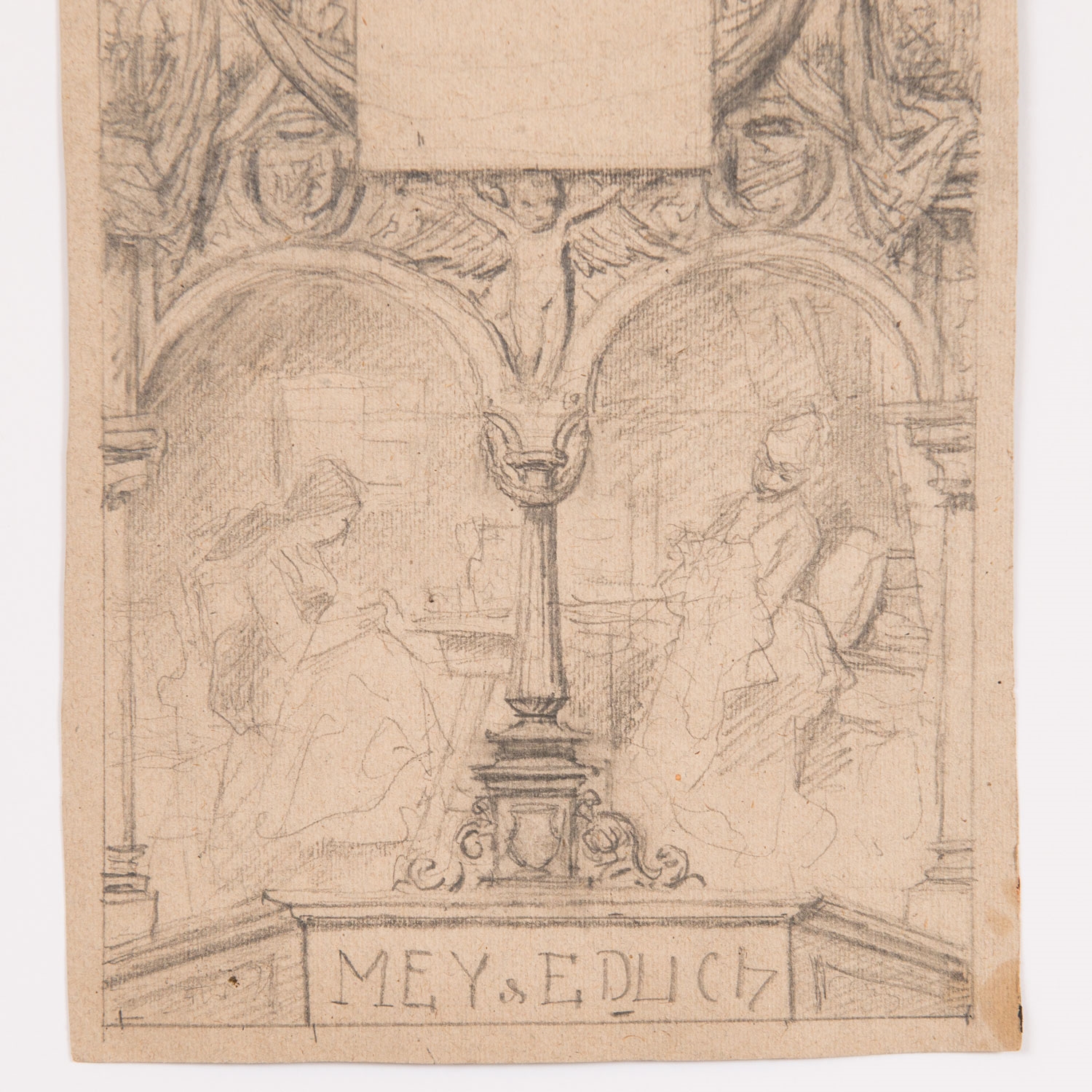 Alexander Rothaug | black chalk drawing on paper | MutualArt