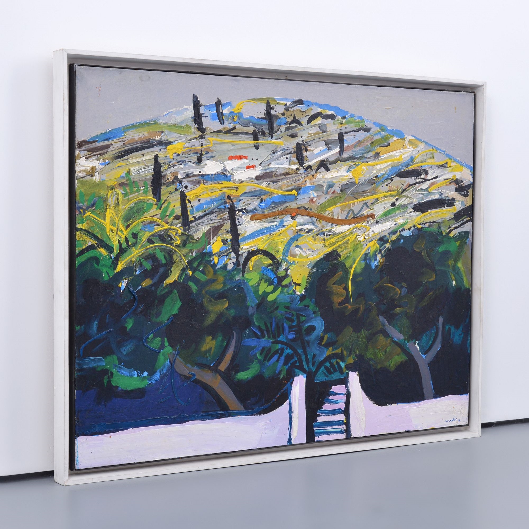 Edo Murtic | Edo Murtic Landscape Painting, 45W (1983) | MutualArt