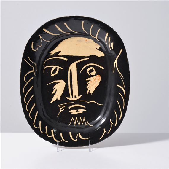 Pablo Picasso | Pablo Picasso VISAGE D'HOMME Platter, Madoura (A.R. 203 ...