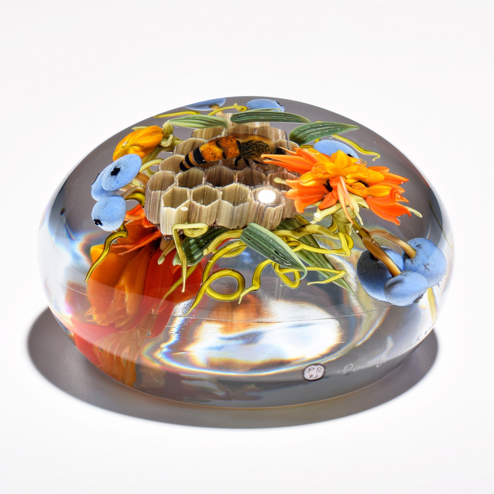 Paul Stankard | Paul J. Stankard Botanical Paperweight (1993) | MutualArt