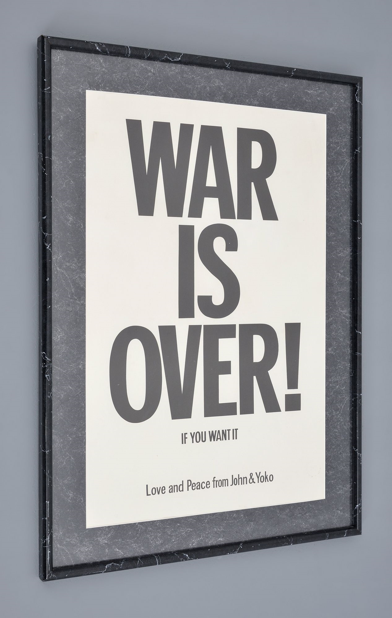 John Lennon | John Lennon & Yoko Ono WAR IS OVER Lithograph Poster ...