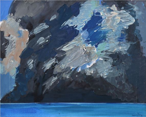 Edo Murtic | Edo Murtic Landscape Painting, 31W (1987) | MutualArt