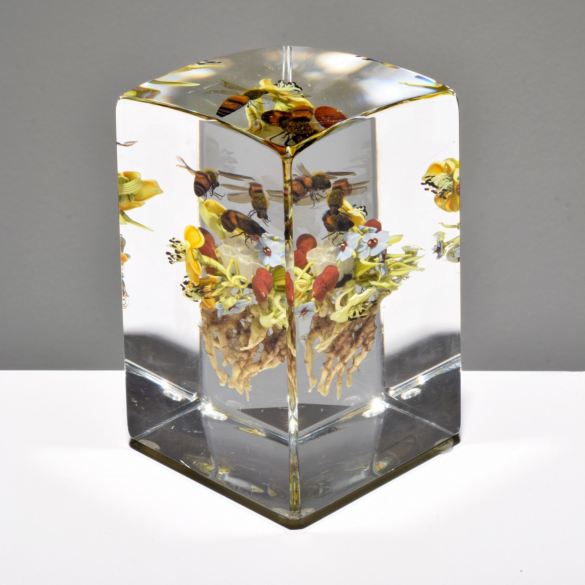 Paul Stankard | Paul Stankard Botanical / Root People Paperweight ...