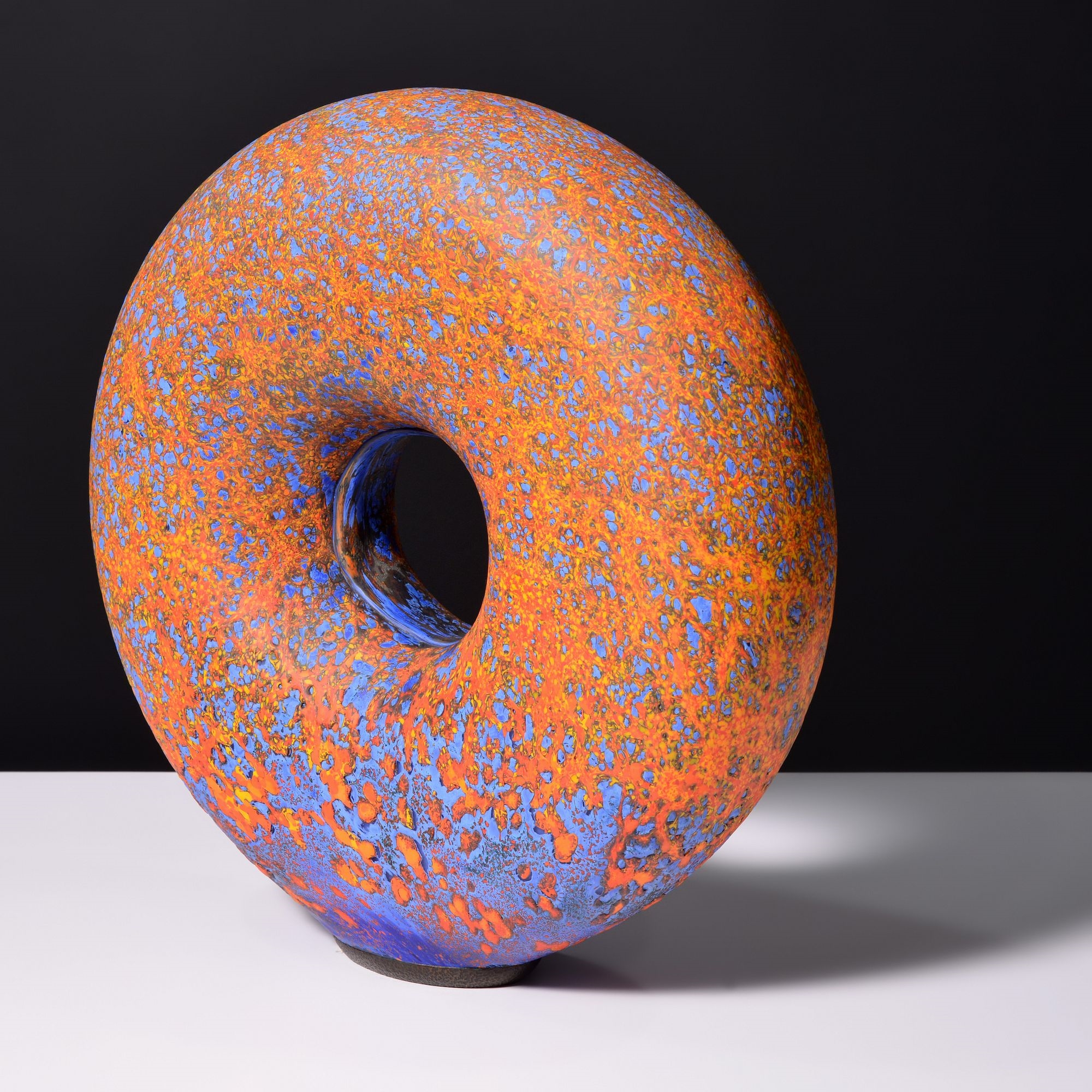 Colin Heaney | Large Colin Heaney VITROLITH Glass & Bronze Sculpture ...