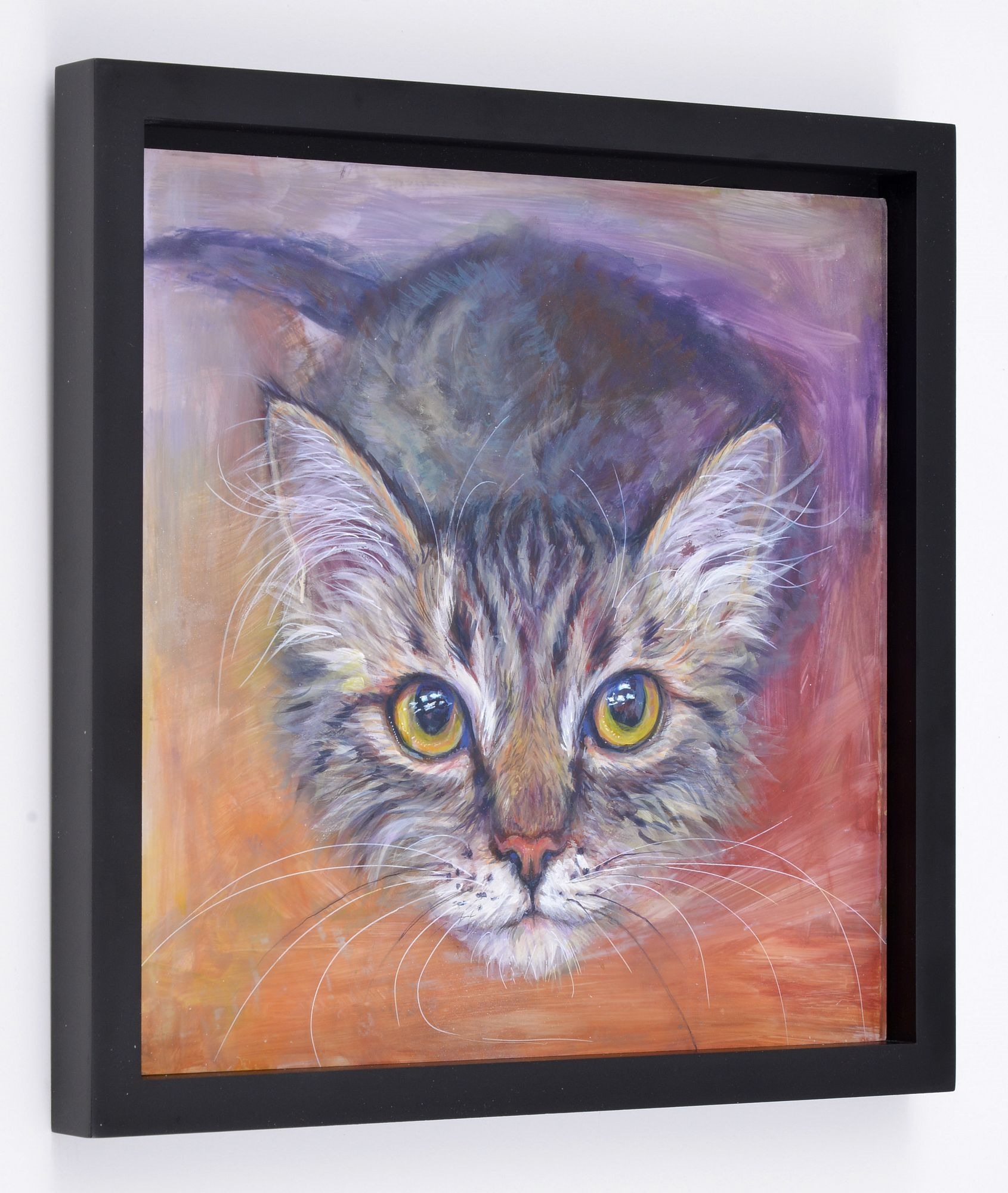Erika Chapman | Erika Chapman Cat Portrait Painting (2023) | MutualArt