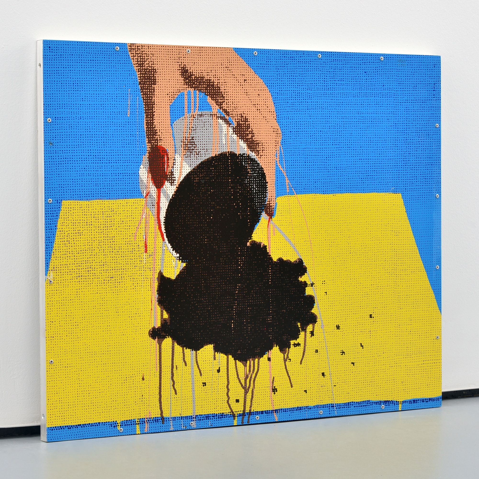 Marilyn Minter | Marilyn Minter HANDS THROWING Aluminum Screenprint ...