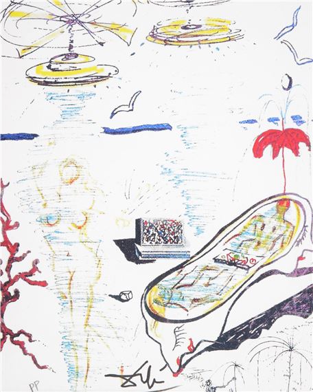 Salvador Dalí | Salvador Dali LIQUID TORNADO BATHTUB (IMAGINATION ...