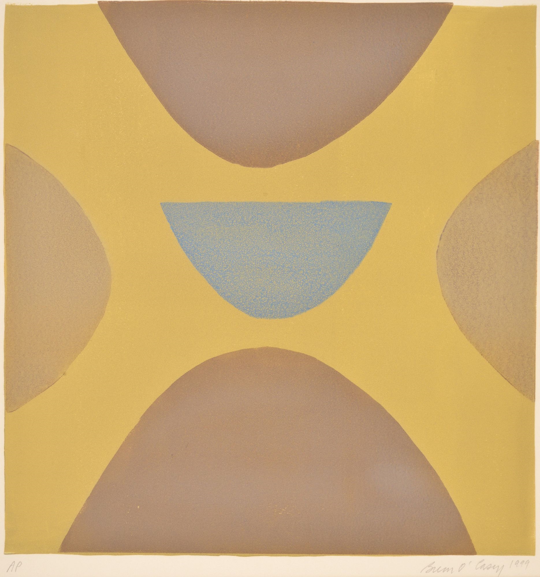 Breon O'Casey | Breon O'Casey BOAT Linocut (1999) | MutualArt