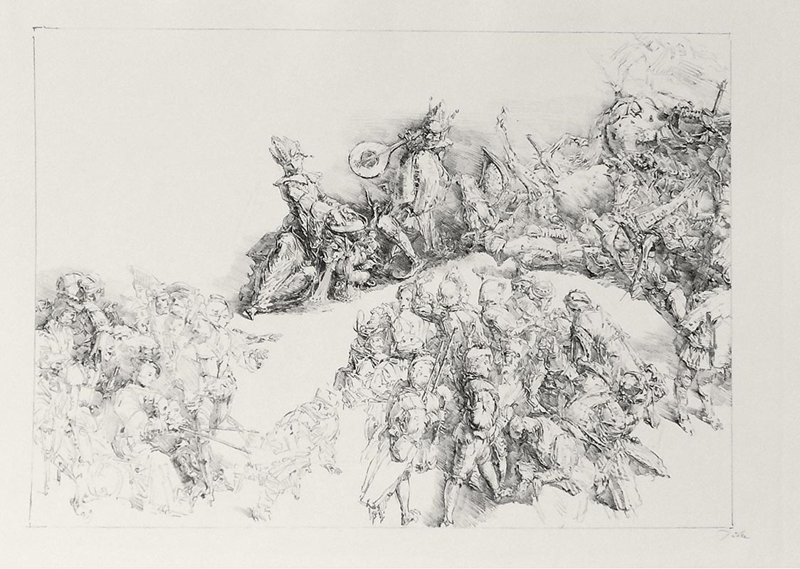 Werner Tübke | Pilatus und Narr (1981) | MutualArt