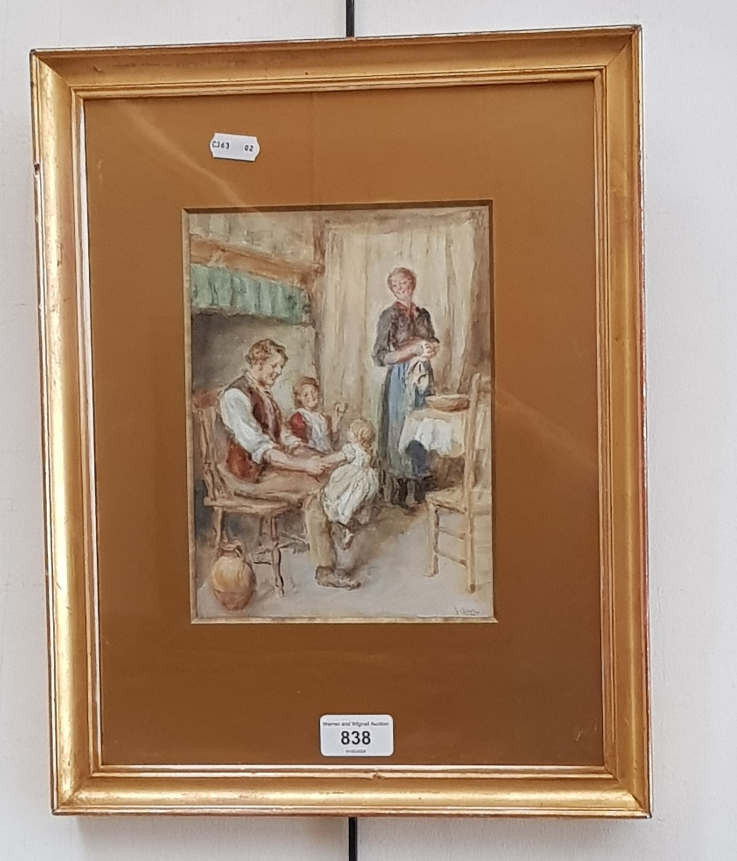 Joseph Clark | Bedtime (1881) | MutualArt