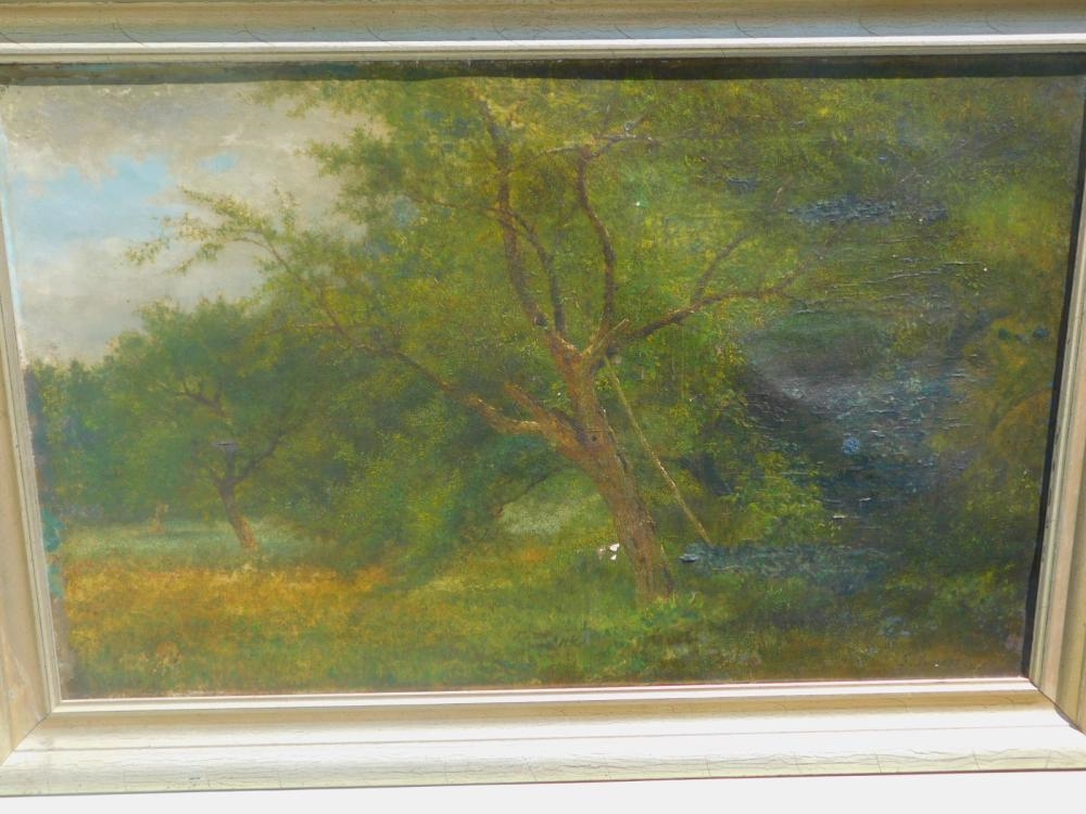 George Inness | Roman landscape with a farm (Circa 1873) | MutualArt