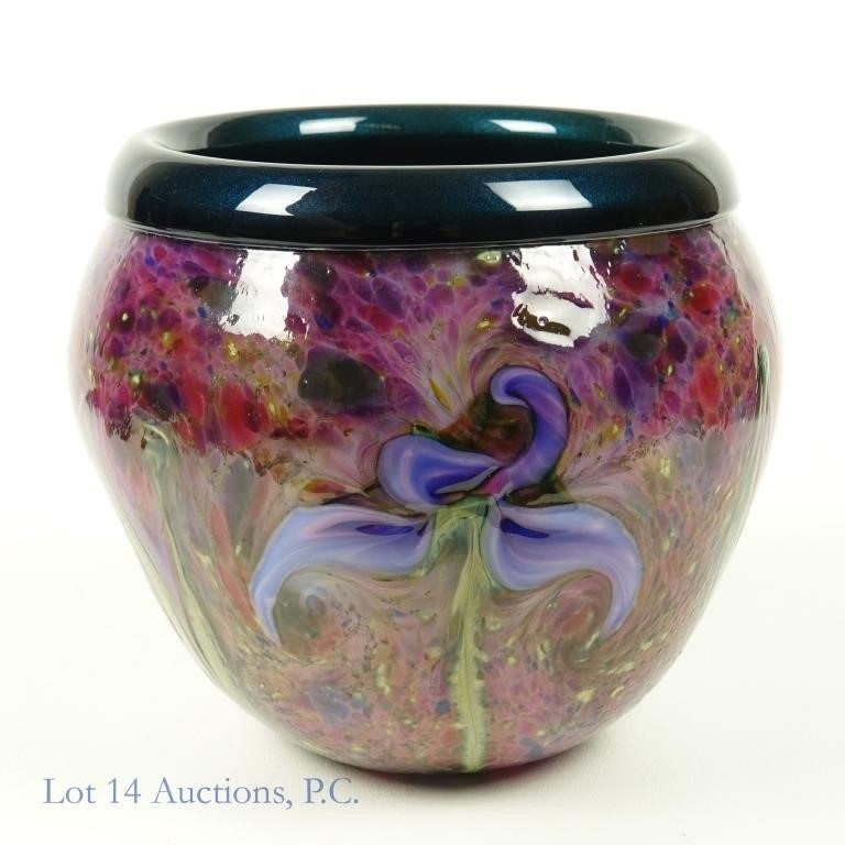Charles Lotton | Charles Lotton MultiFlora Purple Cypriot Bowl (2015 ...