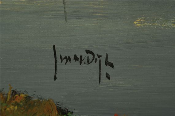 Jos Van Dijk | dutch landscape with canal and windmill (1913 - 2000 ...