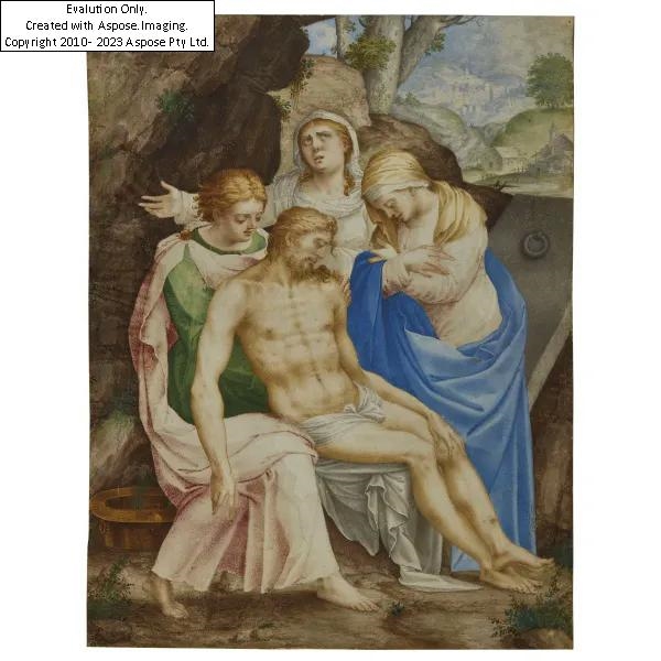 Giovanni Battista Castello | LAMENTATION OVER THE DEAD CHRIST (2024) | MutualArt