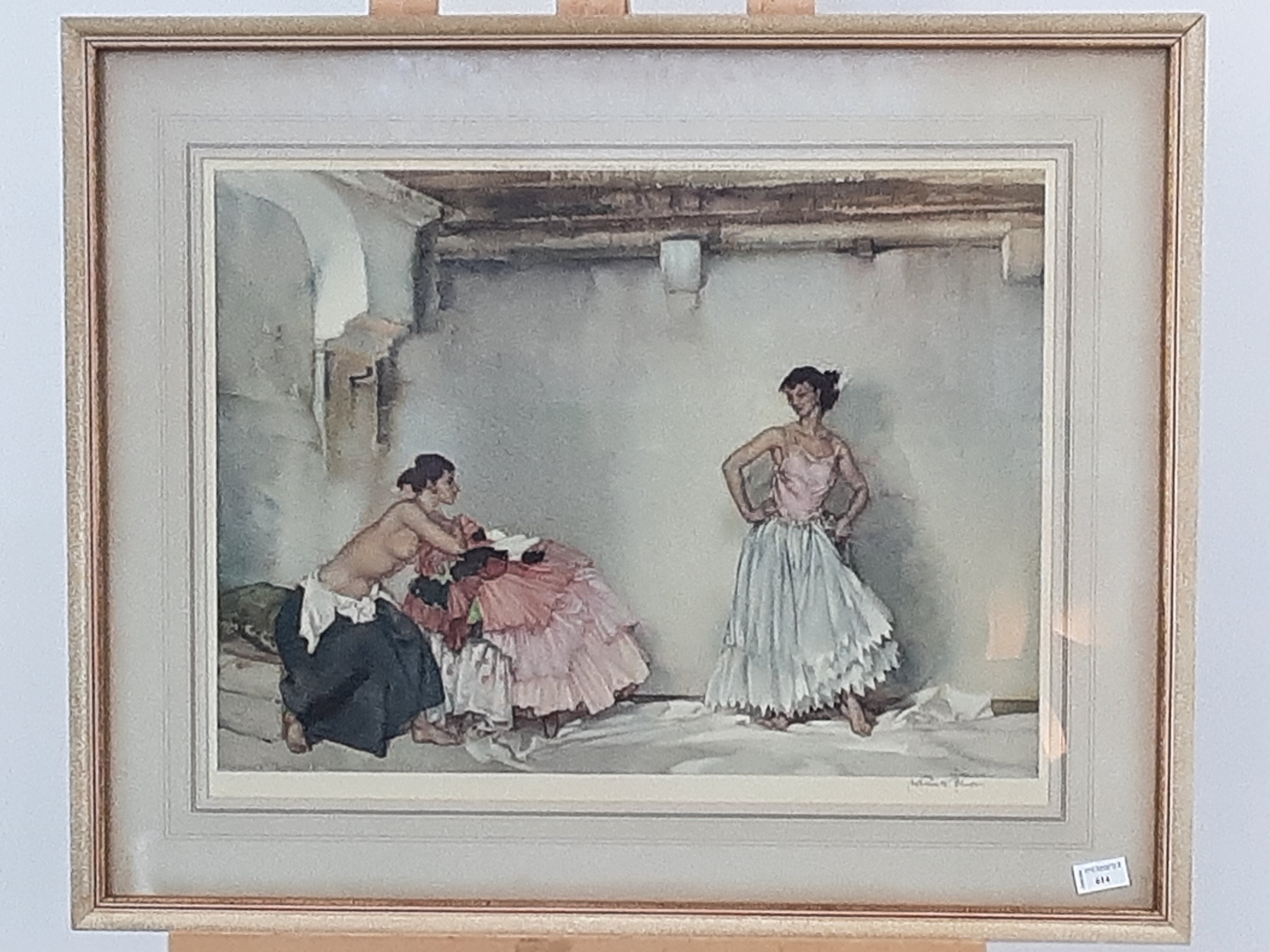 William Russell Flint | Winter sports in the Engadine | MutualArt
