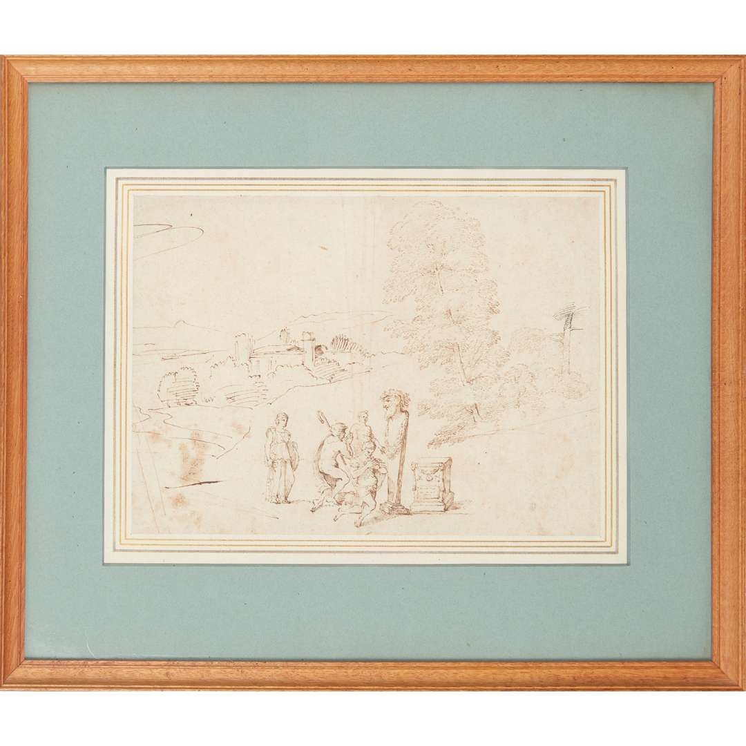 Giovanni Francesco Grimaldi | FIGURES IN AN ARCADIAN LANDSCAPE | MutualArt