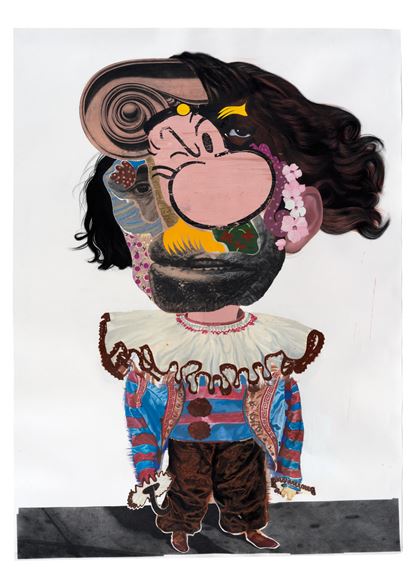 Nathaniel Mary Quinn | Clown 2014 (2014) | MutualArt