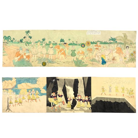 Henry Darger | Flag of Calverinia (1920) | MutualArt