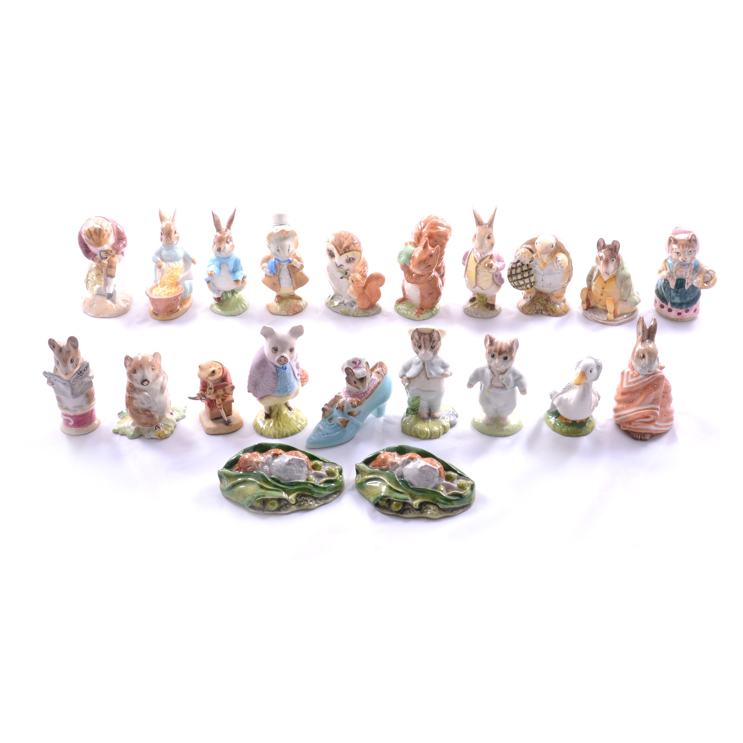 Beatrix Potter | Twenty-one Beswick and Border Fine Arts Beatrix Potter ...