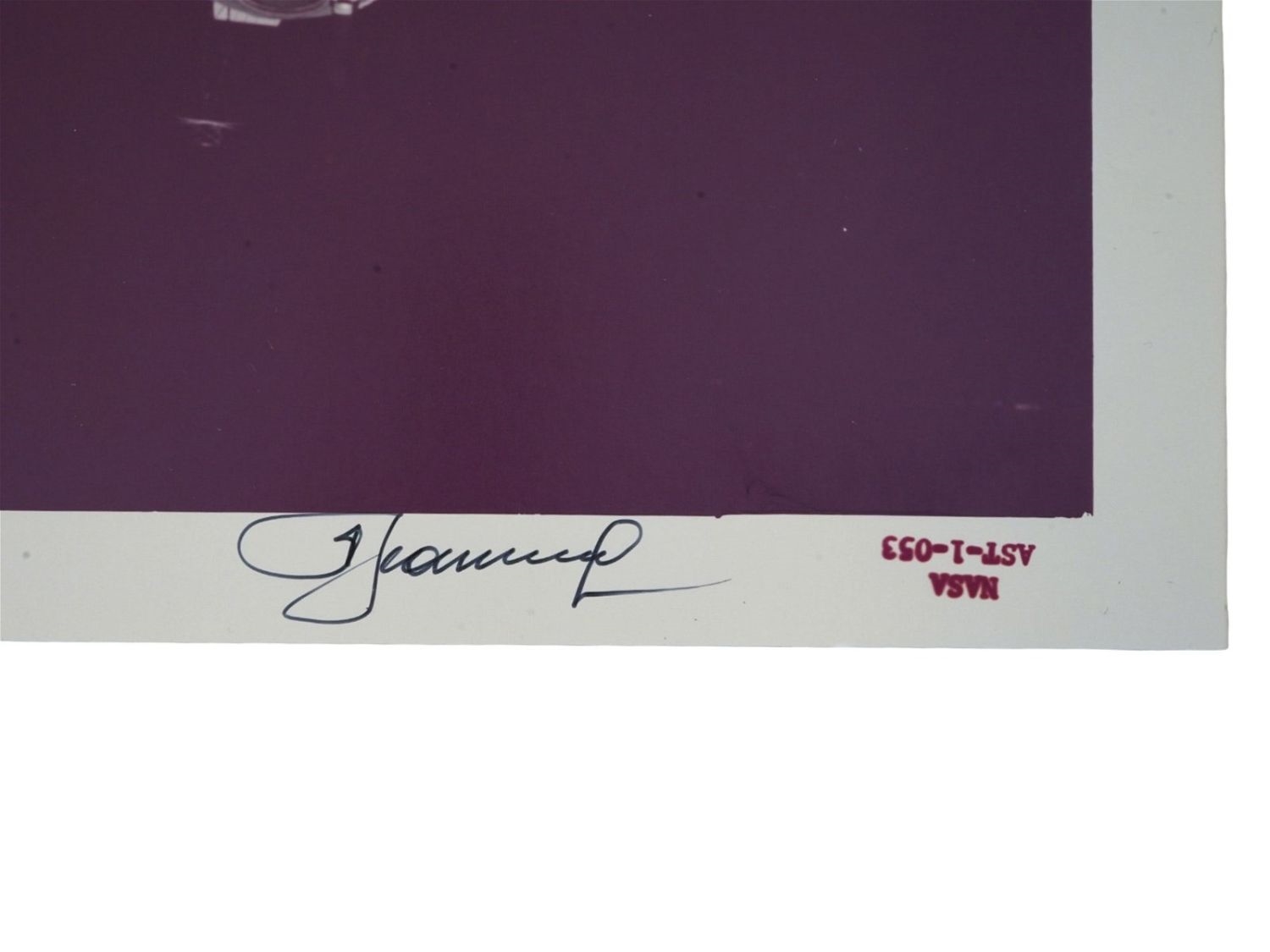 A. Leonov | AN AUTOGRAPHED RED DOT COLOR PHOTO OF THE SOYUZ DEPARTURE ...