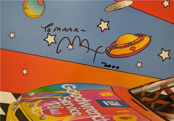 Peter Max | Hand Signed by PETER MAX - Original Dale Earnhardt Poster ...
