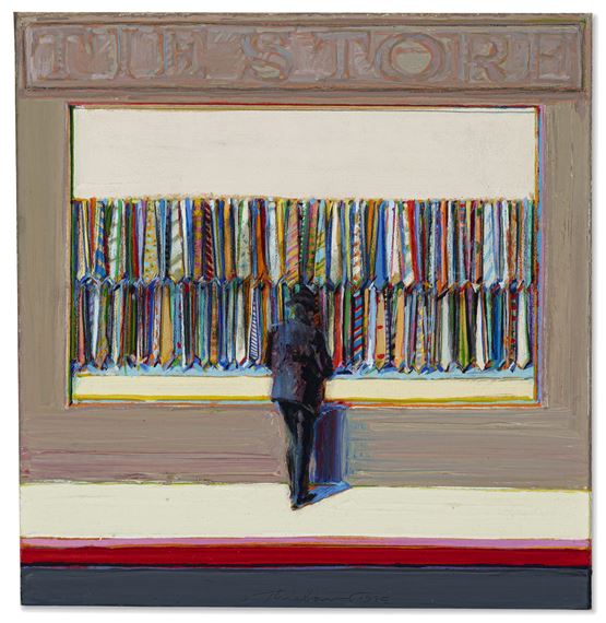 Wayne Thiebaud | Tie Window (1975) | MutualArt